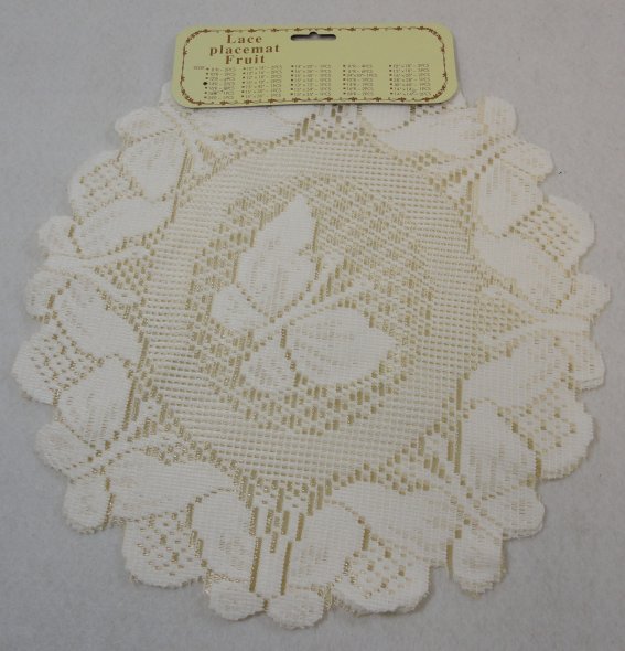 2pk 14" Round Lace Doilies [Butterfly]