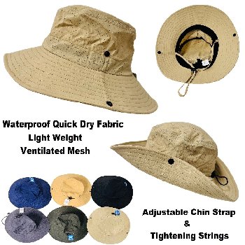 Light Weight Quick-Dry Boonie Hat with Laser Mesh Top